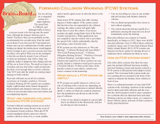 FCW Systems - Brain on Board (TIRF)